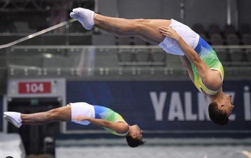 Rayan e Dutra ficaram em sétimo lugar na final do sincronizado ...